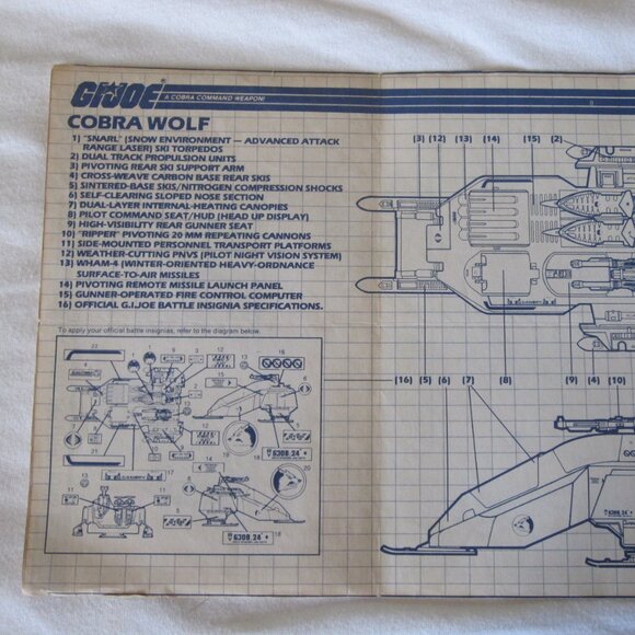Hasbro | Toys | 987 Gi Joe Arah Action Figure Vehicle Instructions ...